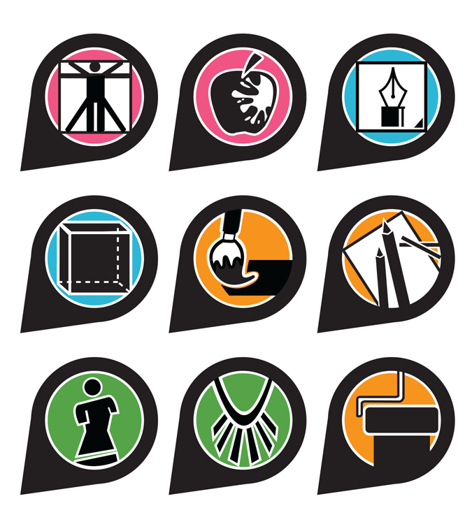 Student Work: Pictograms - Bradley Coulter